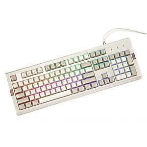 Epomaker Ajazz AK510 104 Keys Retro Mechanical Keyboard with PBT SP Spherical Keycaps and RGB Backlight for Gamer, Programmer, Office Work for or iOS Android Windows (Zorro Brown Switch) (Renewed)