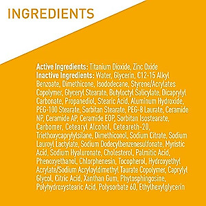 CeraVe 100% Mineral Sunscreen Spf 50 | Body Sunscreen With Zinc oxide & Titanium Dioxide for Sensitive Skin | 5 Oz, 2 Pack