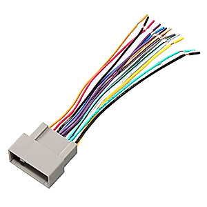 RED WOLF Radio Stereo Wiring Harness Connector Adapter for Honda Civic 2012-2015, Accord 2008-2017, CRV 2012-2016, Acura TL/TSX 2009-2012 Aftermarket Head Unit Install Cable Plug