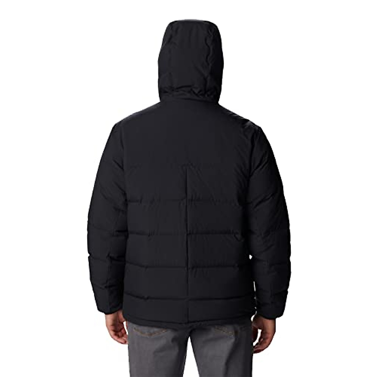 Columbia Men's Aldercrest Down Hooded Jacket, Black, X-Large