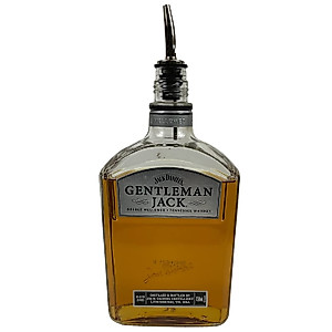 Spill Stop Chrome Tapered Pourer Dispenser Spouts with Poly-Kork, 12-Units, Black / Silver