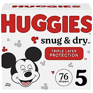 Huggies Snug & Dry Diapers, Size 5