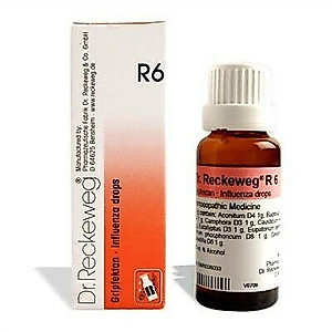 Dr.Reckeweg R6 Germany Homeopathy Drops - 22 ml Packs 1 Pack