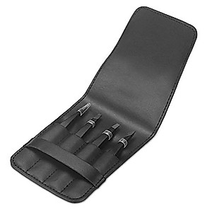 Eyebrow Tweezer Set, Stainless Steel Tweezers for Eyebrows - Best Precision for Facial Hair, Ingrown Hair, Splinter, Blackhead and Tick Remover