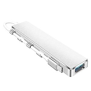1pc 4 hub USB splitter for laptop flash drive data cable USB cables Reader computers laptops charger splitter adapter Docking computer data cable portable video Stainless steel