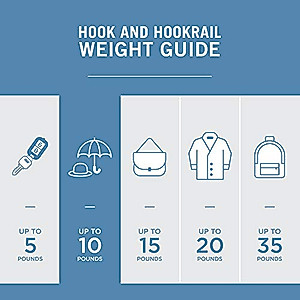 Franklin Brass Hammered Hook Wall Hooks 5-Pack, Oil Rubbed Bronze, FBHAMH5-OB2-C , Oil-Rubbed Bronze