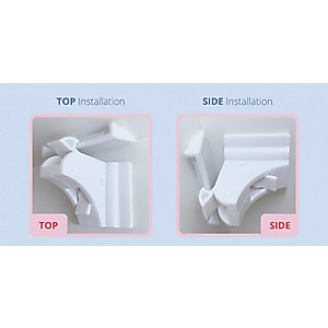 Baby Wiz Adhesive Child Proof Locks for Cabinet Doors, 12 Child Safety Cabinet Locks & 2 Keys, Magnet Cabinet Lock, Child Cabinet Locks, Child Locks for Kitchen cabinets