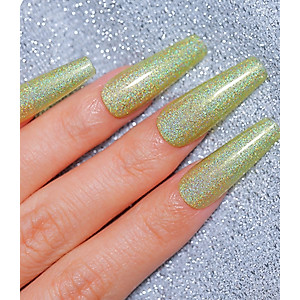 COSMOO Holographic Gel Nail Polish, Holo Nail Polish with Shiny Shimmer Laser Effect (Holo-012)