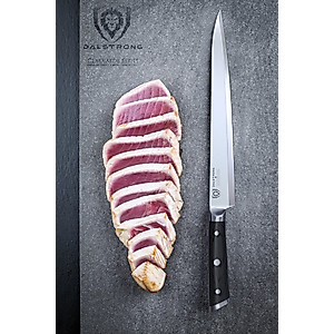 Dalstrong Shadow Black Series Yanagiba Sushi Knife 10.5" Bundled with Gladiator Series Yanagiba Sushi & Slicing Knife 10.5" - NSF Certified