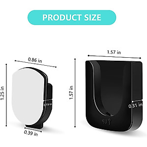 GUZE-US 6-Piece Magnetic Remote Control Holder Wall Mount - Self Adhesive Suitable for Tv Backside as Well as Tv Fan and Air Conditioner Remote Controls