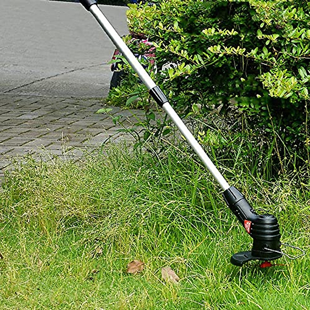 kekafu Cordless String Trimmer Weed Wacker Electric Thread Trimmer: 12V Power Grass Trimmer Lawn Edger,Electric Lawn Trimmer for Cutting Blade, Adjustable Height Weed Eater Tool for Garden and Yard