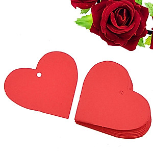 Lystaii 250pcs Heart Shape Paper Valentine Heart Confetti Blank Paper Tags Heart Cutouts 5 Color Gift Tags for Party Favors Wedding Decorations Baby Showers Thank You Card Christmas Cards (5 Color-B)
