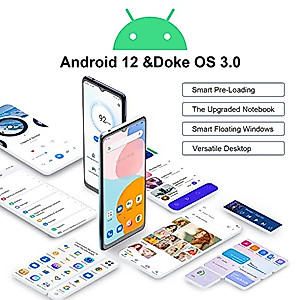 Blackview Unlocked Cell Phones A53, 7GB+32GB 1TB TF, 5080mAh Battery+OTG, Android 12, 6.52 inch HD+, 4G Dual SIM, Face ID, GPS, 12MP Camera, 3.5mm Jack, Android Smartphone Unlocked Phone|Blue…