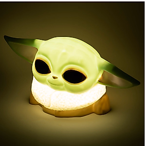 The Mandalorian Baby Yoda Grogu Desktop Light - Officially Licensed Star Wars Merchandise, Plastic