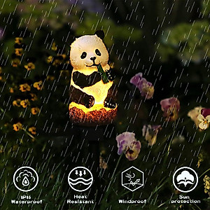 Animal Panda Decorative Garden Solar Light, Put in The Yard Light, as a Solar Stake Light able to Decorate The Garden