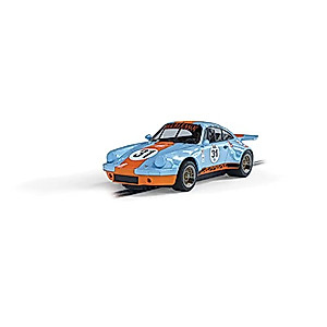 Scalextric Porsche 911 RSR 3.0 Gulf #31 1:32 Slot Race Car C4304, Burgandy