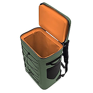 Insulated Backpack Cooler Holds 24 or 35 Cans for 72 Hours - Perfect Lunch or Drink Bag for Camping, Hiking, Beach, Kayaking, Sports or Fishing - 100% Waterproof Heavy Duty Construction by Earth Pak