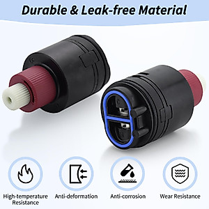 PuritySage Shower Faucet Cartridge Replacement for Single Handle Shower Faucet,Compatible with Glacier Bay 10321,Hot/Cold Water Filter for Shower Faucet