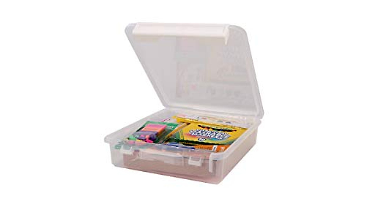 Plano Cubby Cube Storage Bin – Clear & Secure Latch for Organized Spaces
