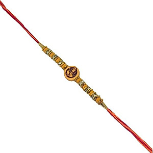 Siddhivinayak Ganesha Rakhi for Brothers, Rakhi Bracelet for Brother, Assorted Handmade Rakhi, Fancy Rakhi, Rakhi Thread