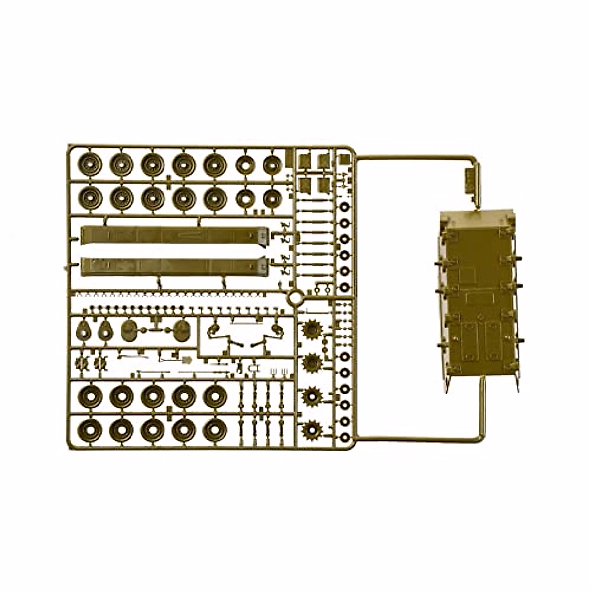 Italeri 6587 M-24 Chaffe Korean War, 1:35 Scale Plastic Model Kit, Plastic Model Assembly, Model Making, Military Vehicles, Green