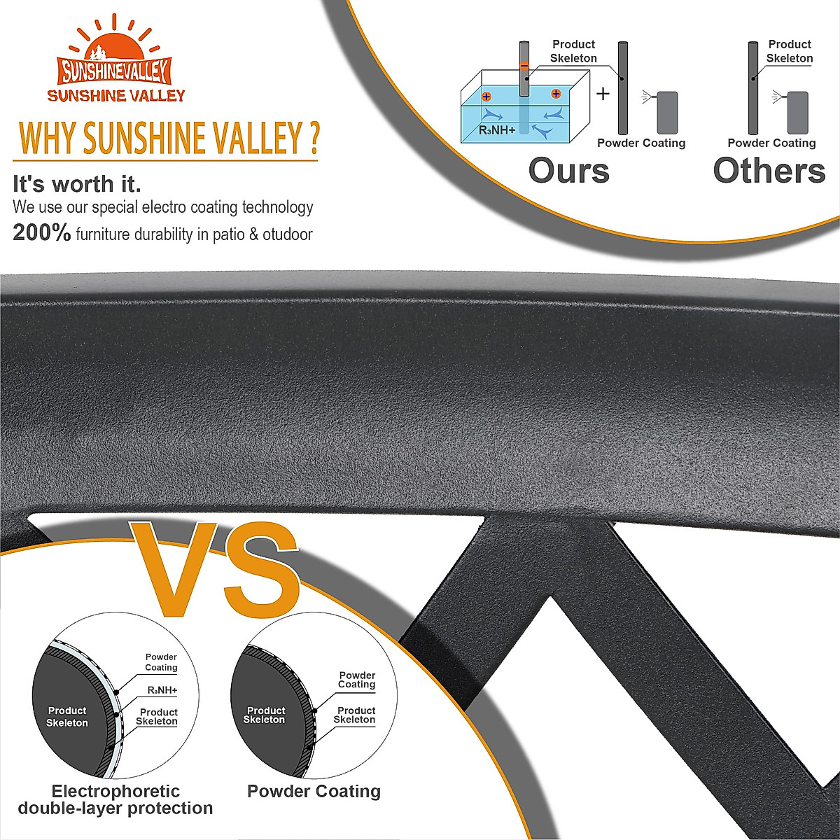 SUNSHINE VALLEY Outdoor Dining Sets,Wicker Swivel Chairs for 6,66.9" x 38" x29.1" Rectangular Outdoor Dining Table with Rounded Support,Patio Rattan Dining Sets for Outdoor Kitchen Lawn Garden,Deck