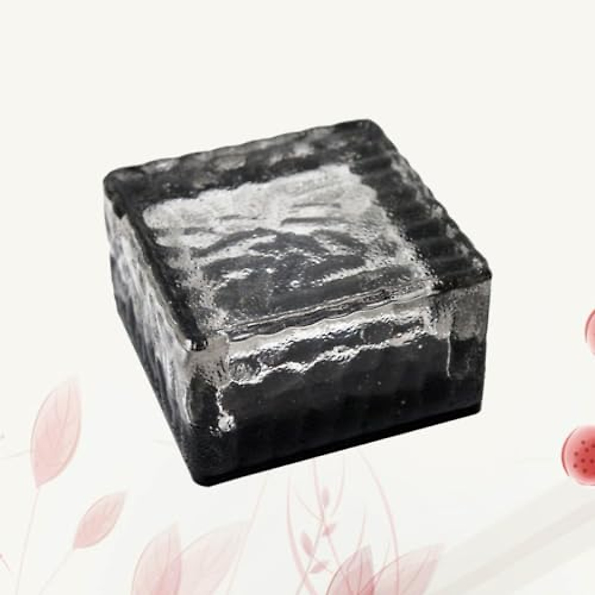 Housoutil Solar Brick Lights Solar LED Brick Solar Bricks Outdoor Floor Tile Lamp Solar Brick LED Solar Ice Rocks