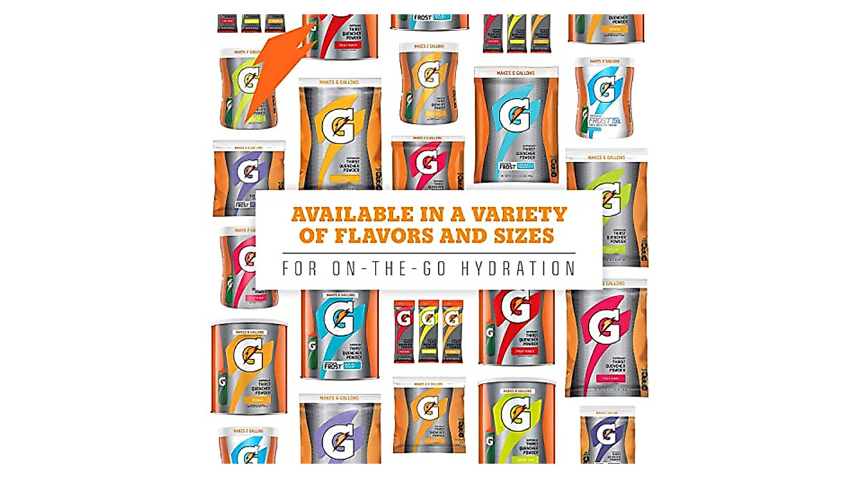Gatorade Powder Bag Orange - Hydrate and Fuel Performance