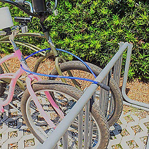 DocksLocks Weatherproof Security Cable Lock with Keys (5ft to 25ft Lengths) Anti-Theft for Kayak, Bike, Paddleboard, Scooter, Equipment, Bicycle 10ft