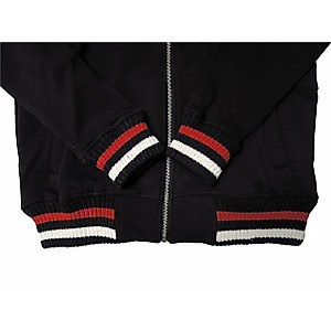 Lonsdale DOVER Black Zip Jacket Sweatshirt Regular Fit (X-Large (XL) Regular-Fit)