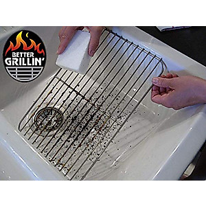 Better Grillin Barbecue Grill Scrubbing Stone, BBQ Grill Brick Cleaner, Griddle Stone Cleaning Block, BBQ Tools, Cleaning Block for Barbeque Grill, Grill Tools for Outdoor Grill, 2 Count (23821)