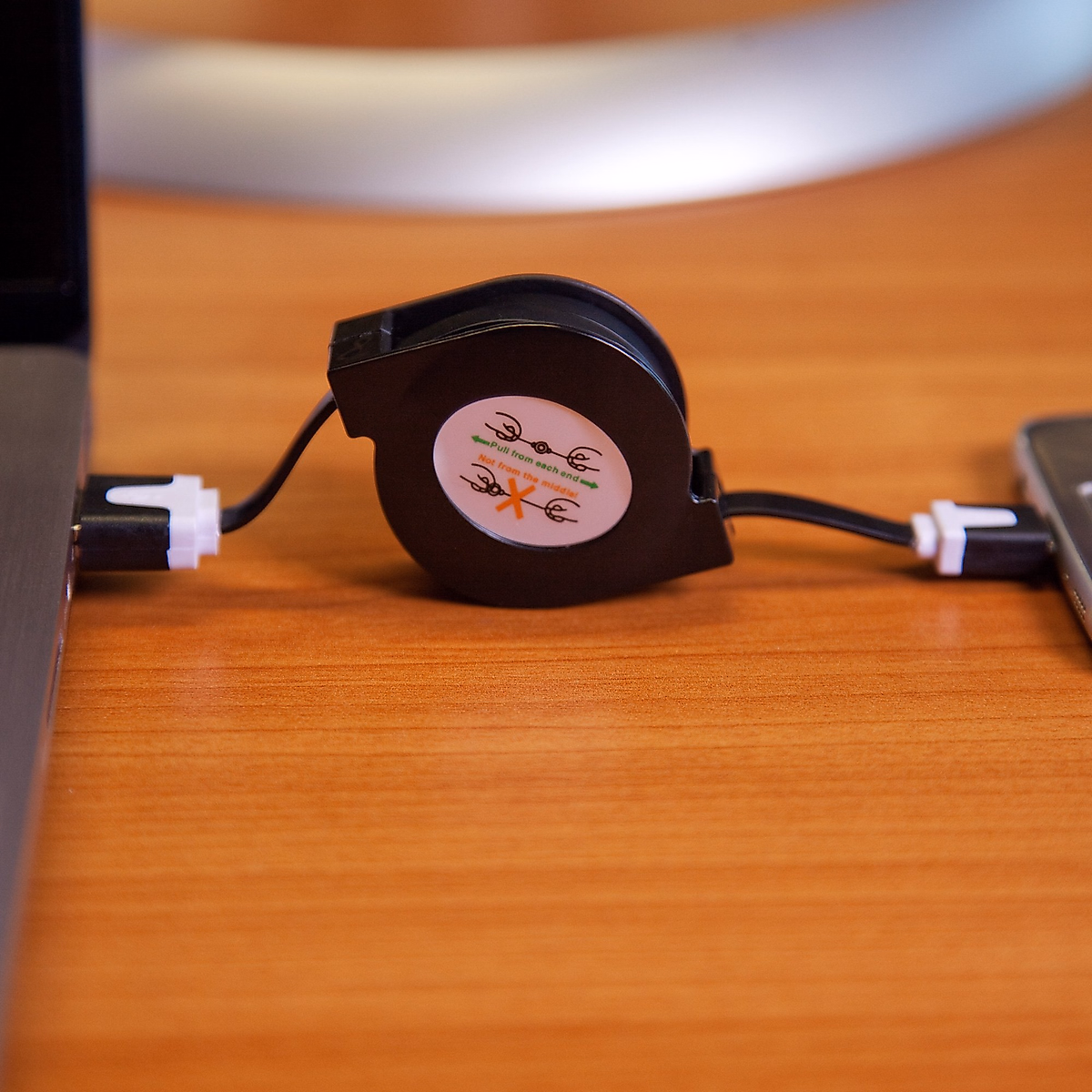 BoxWave Cable Compatible with Netgear 4G LTE Mobile Hotspot (AC797) (Cable miniSync, Retractable, Portable Sync Cable for Netgear 4G LTE Mobile Hotspot (AC797)