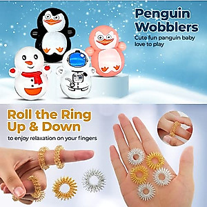 82 Pack Fidget Toys Set, Sensory Party Favors Gifts for Boy Girl Kids Adults Autism Stress Relief Stocking Stuffers Pop It Autistic Bulk Goodie Bag Filler Treasure Box Classroom Prizes School