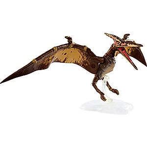 Jurassic World Toys Amber Collection Pteranodon 6-in Dinosaur Action Figure, Movie-Authentic Detail, Movable Joints & Figure Display Stand, Collectible Gift 8 Years & Up