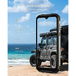 DOOGEE Rugged Smartphone(2022), S96 GT 6.3" 8GB+256GB Waterdrop Screen Rugged Phone Unlocked, Android 12 Phone, Night Vision, 48MP Quad Camera, IP68 Waterproof Ourdoor Cell Phone, NFC, OTG, Dual 4G