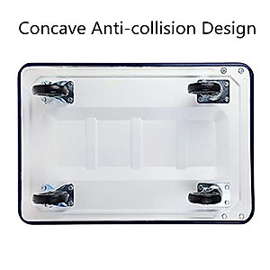 Portable Folding Handcart Multipurpose Trolleys Flatbed Trolley Portable Luggage Cart Handling Helper Foldable Trolley Silent Wheels Multi Function Folding Handcart