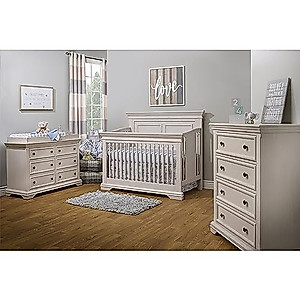 Sorelle Furniture Changing Table Topper for Dresser, Dressing and Diaper Changing Solution for Baby Dresser, Nursery Furniture-Brushed Ivory