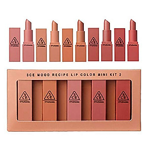 Stylenanda 3CE Mood Recipe Lip Color Mini Kit2 Matte Lipstick Korea cosmetics