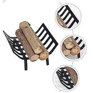SAFIGLE 5 Sets Simulation Firewood Rack Handbag Accessories Metal Model Outdoor Decor Mini Furniture Kit Miniature Fire Rack Toys Garden Minihouse Fire Rack Ornamental Minihouse Fire Rack
