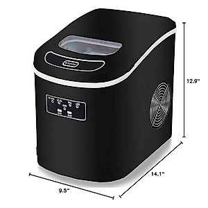 Whynter IMC-270MB Compact Portable 27 lb capacity-Black Ice Makers, One Size