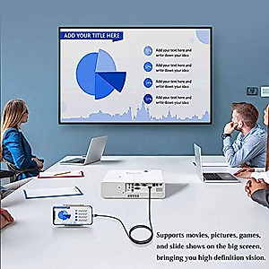 [Apple MFi Certified] Lightning to HDMI Adapter, HDTV Cable Adapter Compatible with iPhone,iPad,iPod 1080P Digital AV Sync Screen Connector on HD TV Monitor Projector-NO Need Power Supply (6.6 Feet)