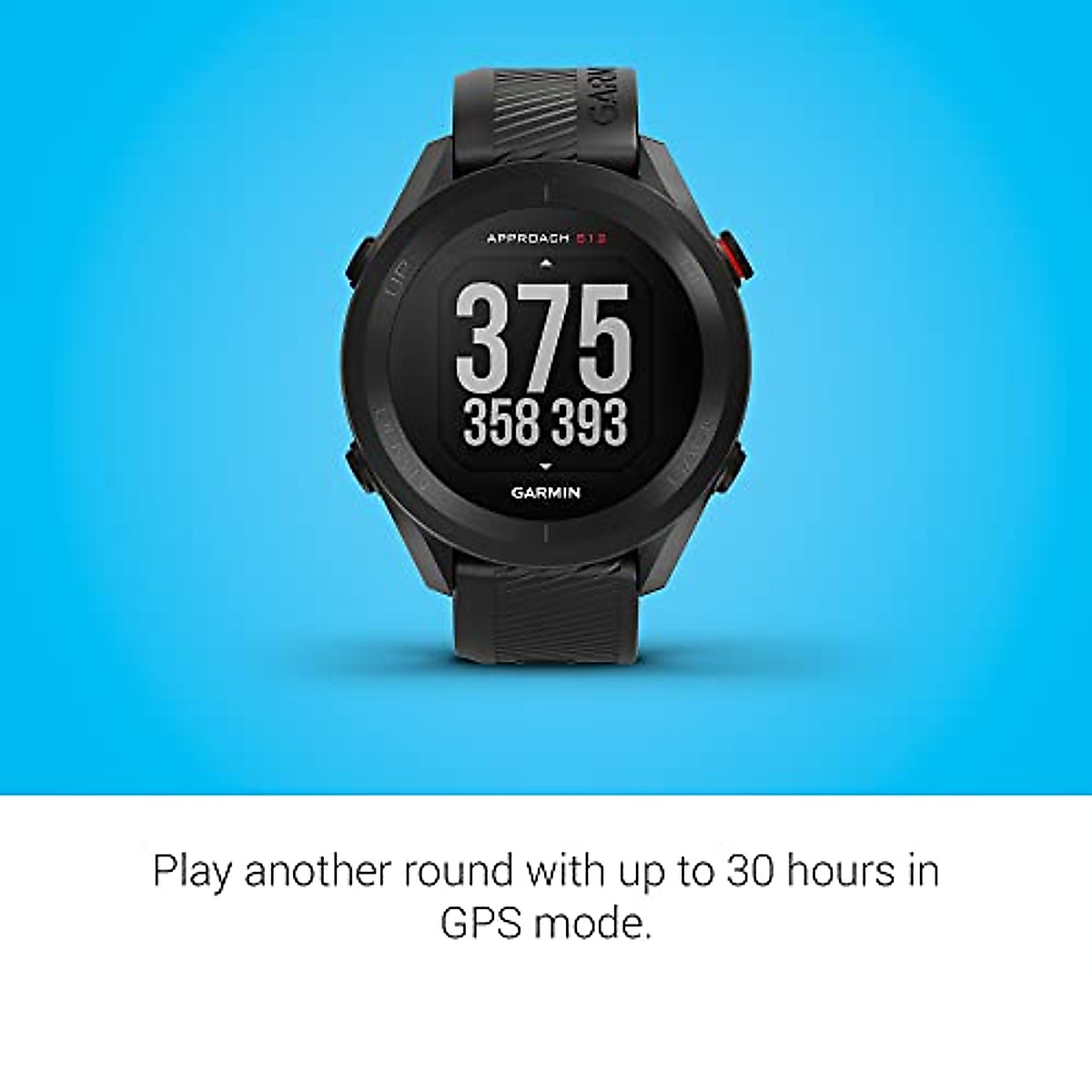 Garmin Approach S12, Easy-to-Use GPS Golf Watch, 42k+ Preloaded Courses, Black, 010-02472-00