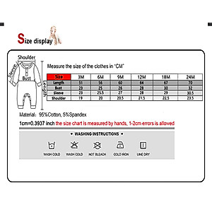 IADOER Newborn Baby Boys Girls One Piece Romper With Mitten Cuffs 3 Pack Long Sleeve Ribbed Button Jumpsuit Outfit Clothes white+blue+green 6 months