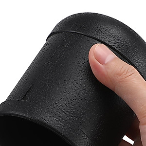 Toyvian 10PCS Rolling Dice Cup Professional Black Dice Cup Cylindrical Dice Box Club Bar Entertainment Game for Party Decor