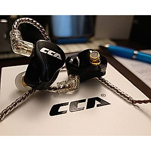CCA CA16 in Ear Monitor Headphones HiFi 16 Units Balanced IEM High Clarity Sport Earbuds Noise Cancelling Audiophile Bass Earphone for Musicians Singer