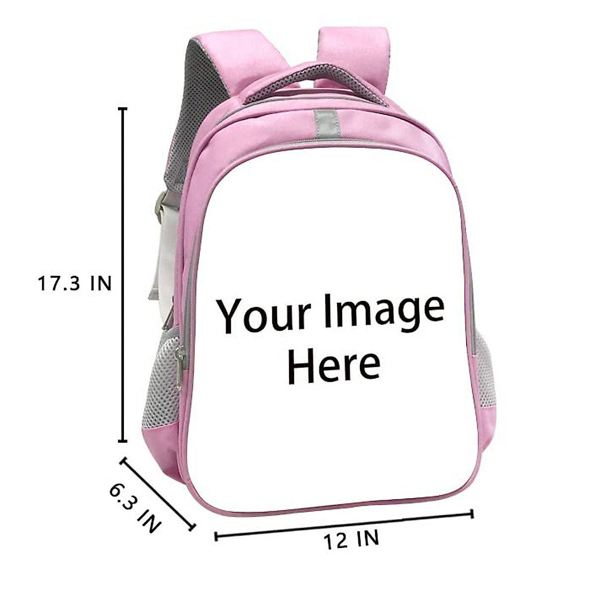 DXYYAZI Pink Backpack, 3D Printing Cartoon Anime Mirabel Backpack Lunch Bag Pencil Case Combination-2