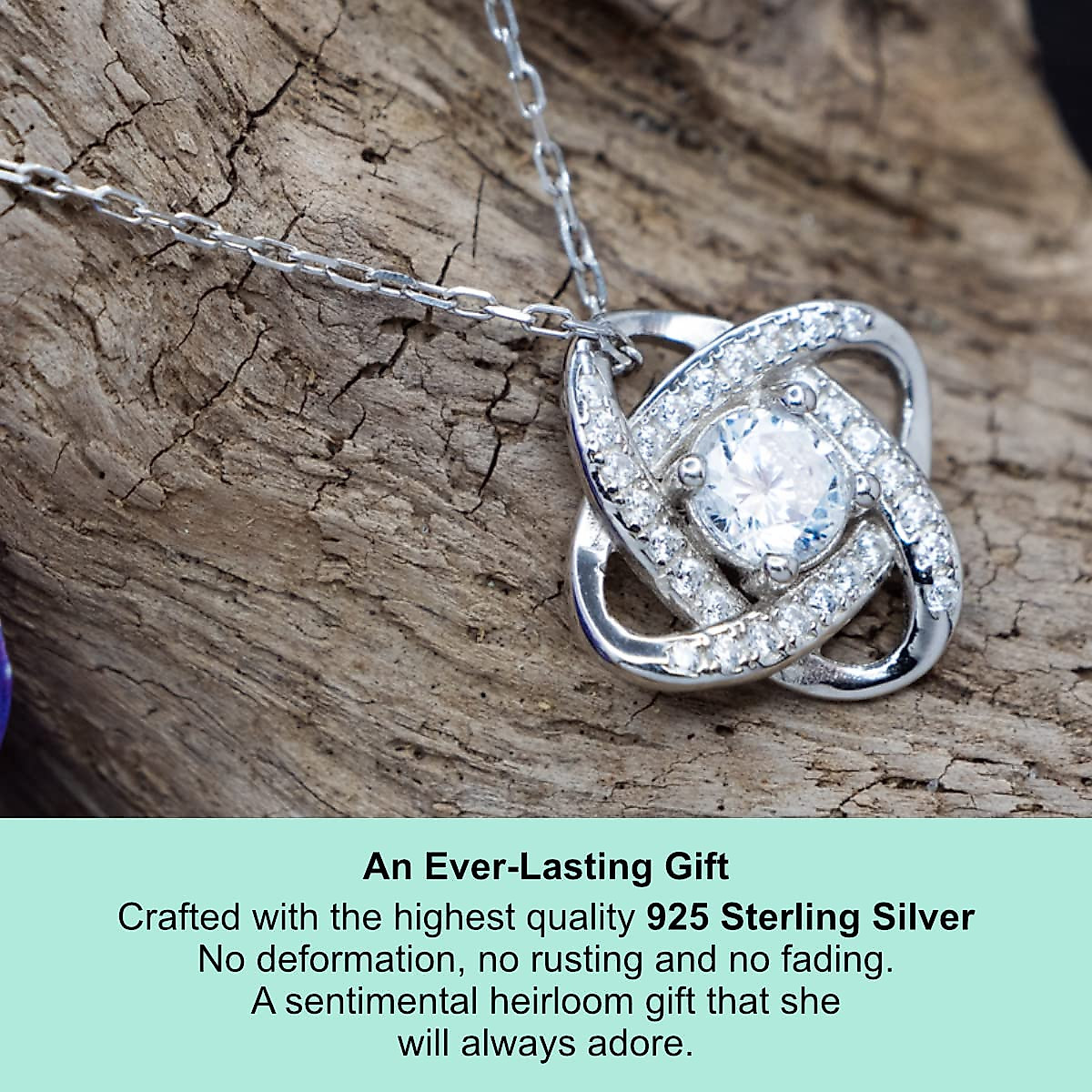 Daughter Pregnancy Gift - 925 Silver New Mama Necklace, Baby Shower, Birthday, Pregnant Daughter Necklace From Mom, Congratulations Pregnancy, First Christmas Pregnancy Necklace