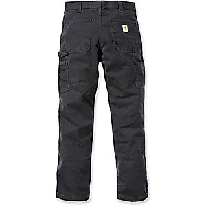 Carhartt Men's Relaxed Fit Twill Utility Work Pant, Black, 34W x 32L