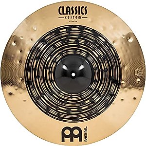 Meinl Cymbals Classics Custom Dual 22" Ride Cymbal, Dark and Brilliant Finish — Made in Germany — for Rock, Metal and Fusion, 2-Year Warranty (CC22DUR)