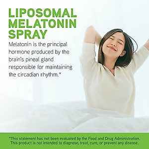 DAVINCI Labs Liposomal Melatonin Spray - Sleep Support Supplement - Bedtime Spray with 3mg Melatonin Per Serving, Fast-Acting Formula, Promotes Restful Sleep* - 30 mL